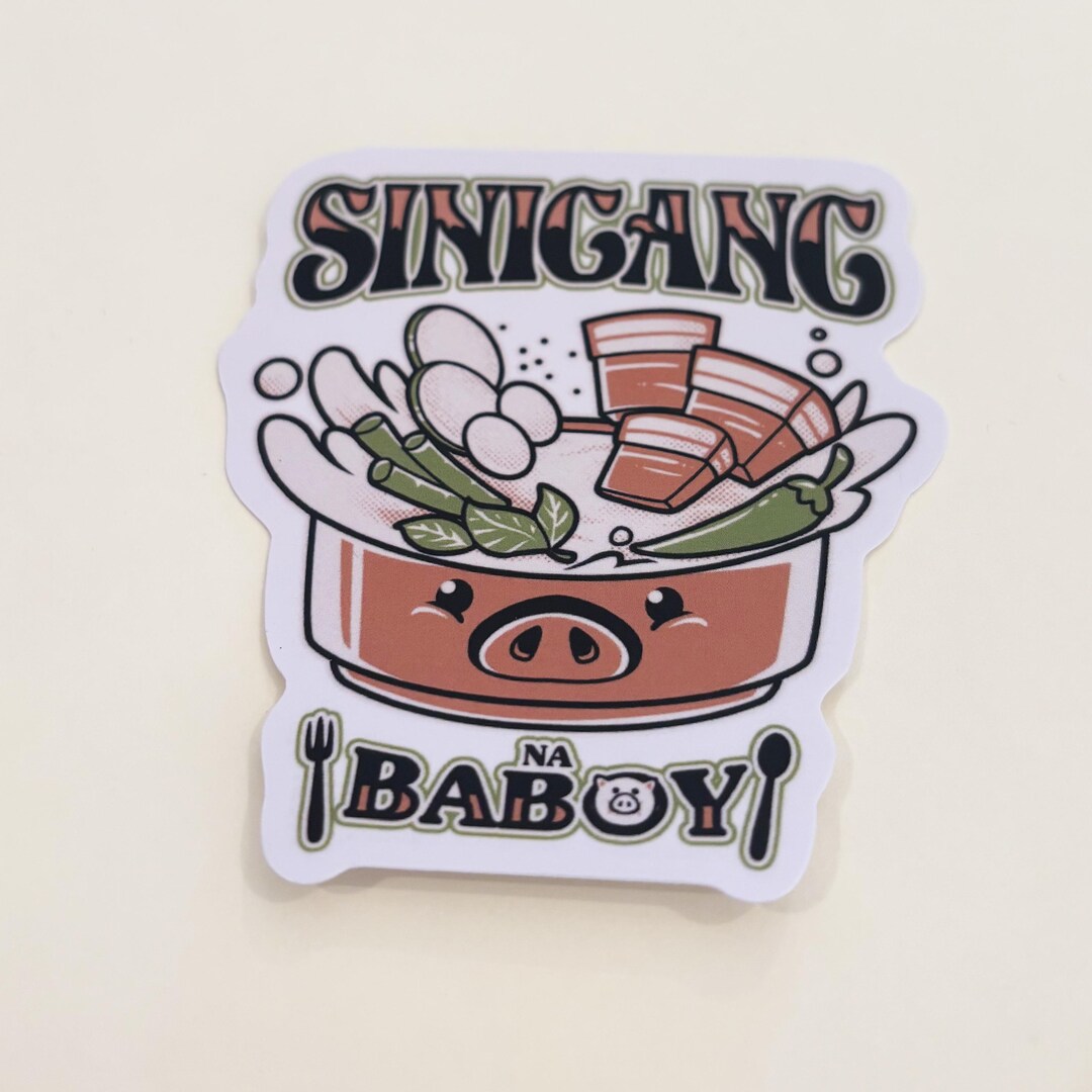 Kawaii Sinigang Filipino Food Stickers - Etsy