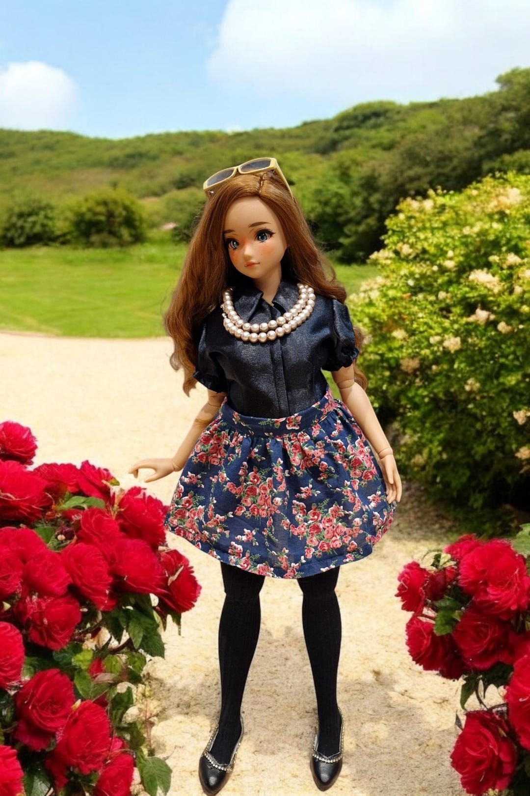 Smart Doll PEAR 3 Part Set/ Smart Doll Pear Skirt/tights/blouse and ...