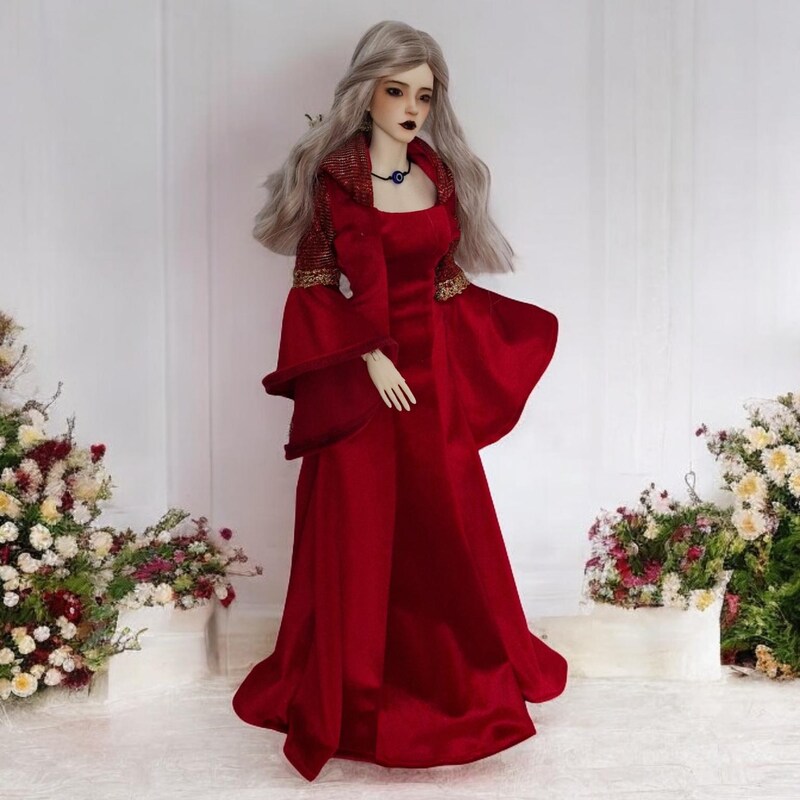 Red Doll Dress - Etsy