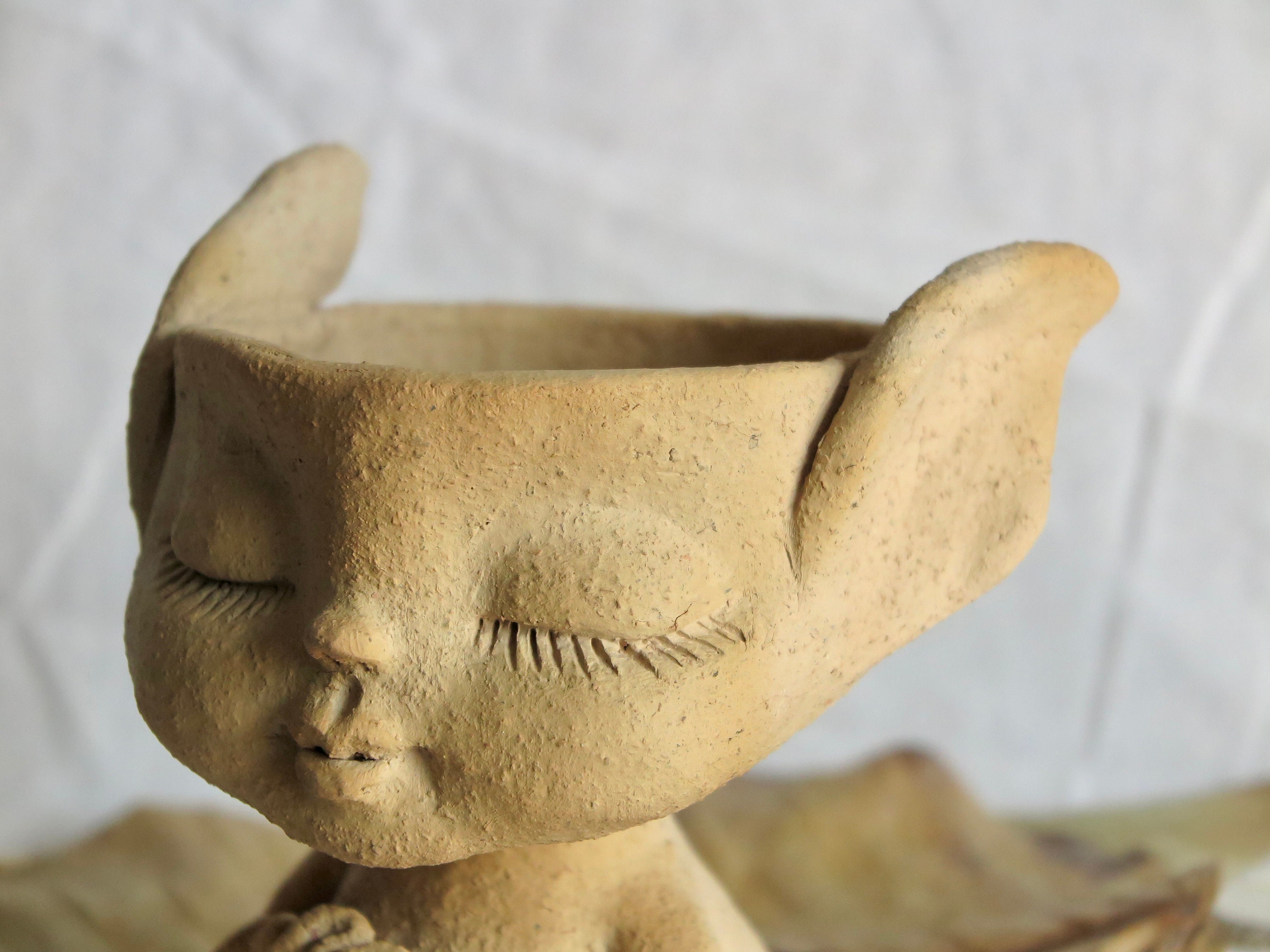 Handmade Terracotta Cute Elf Terracotts Dolls Sculpture Live - Etsy