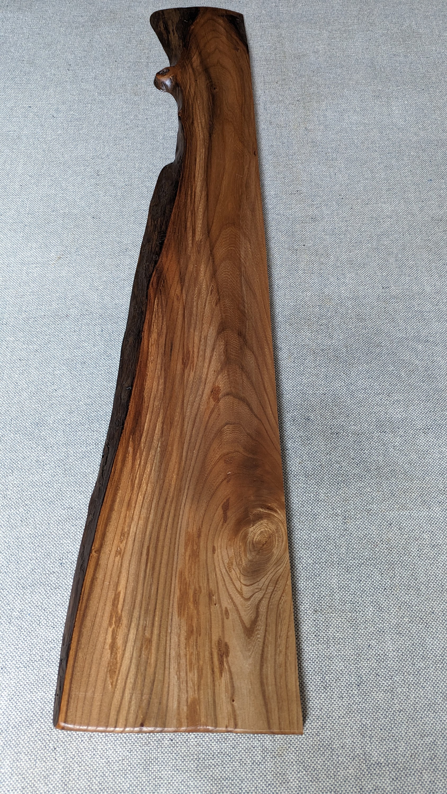 Live Edge Elm Shelf, Solid Wood Shelf, Rustic Shelf, Floating Shelf ...