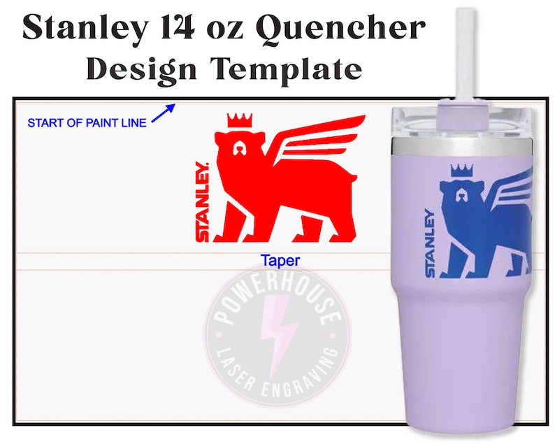 Stanley Bundle Tumbler Design Template Digital Files for Laser ...