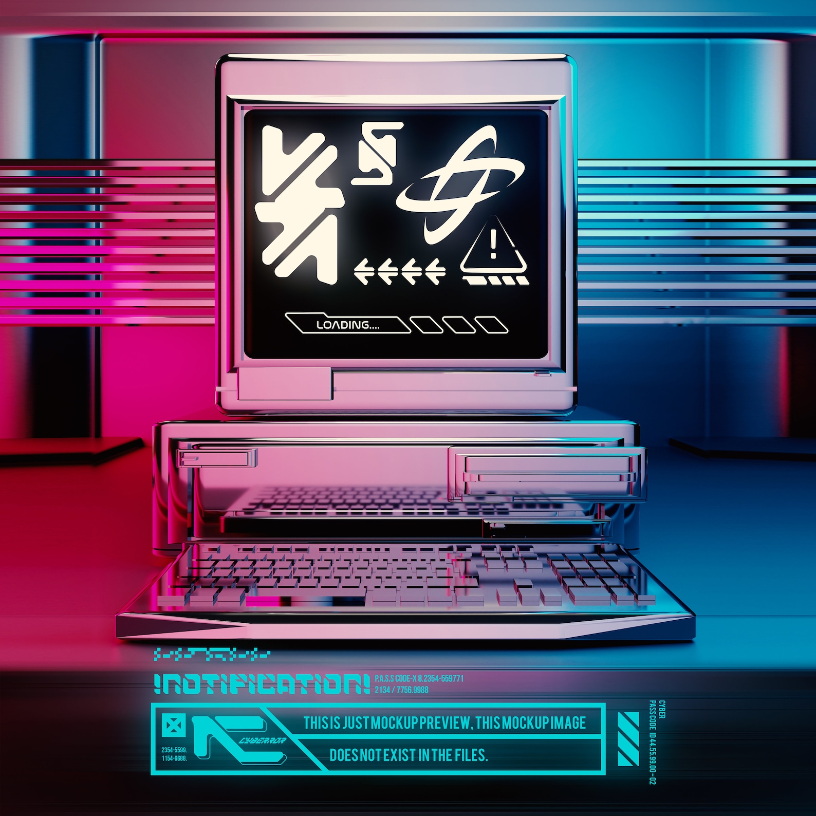 Retro Futuristic Aesthetic 2000s Y2k Sci-fi Gaming Cyberpunk Icon ...