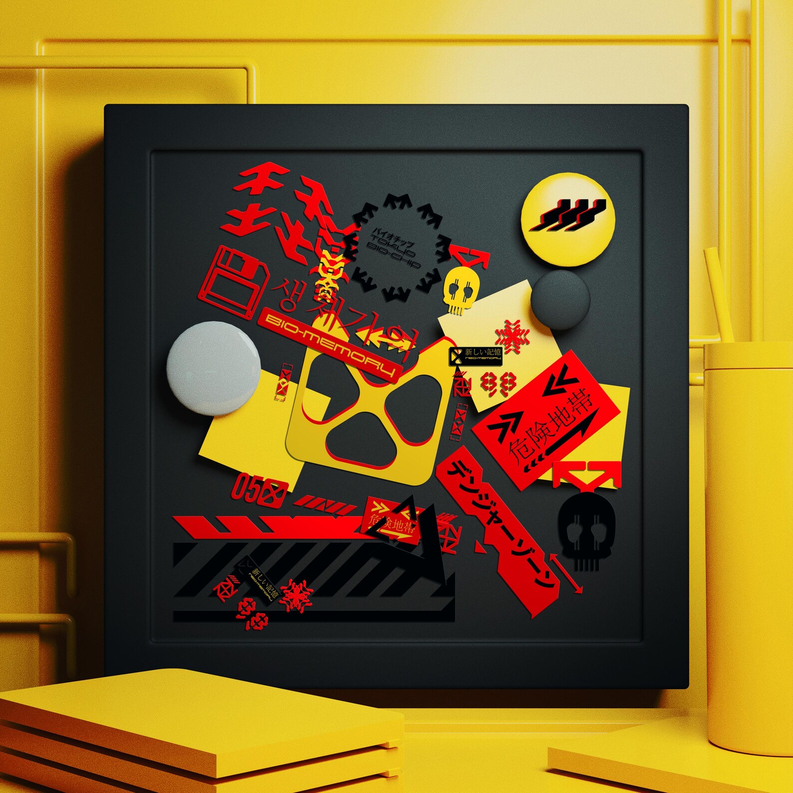 Cyberpunk Vector Element Pack Set (svg), Scifi Hud Decals Graphic Set ...