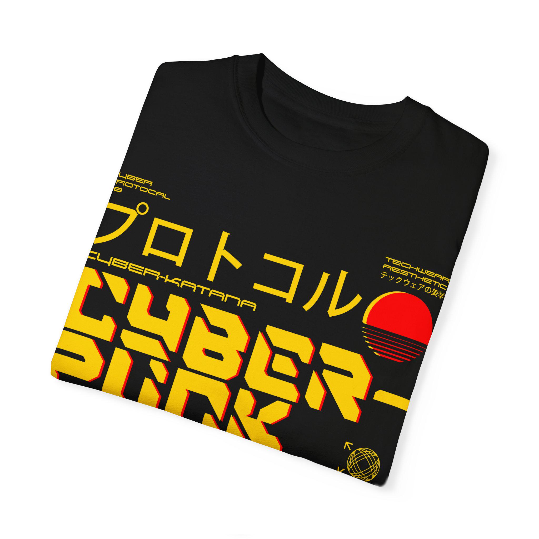 Cyber-ror Unisex Garment-dyed T-shirt Bold Graphic Tee for Gamers ...
