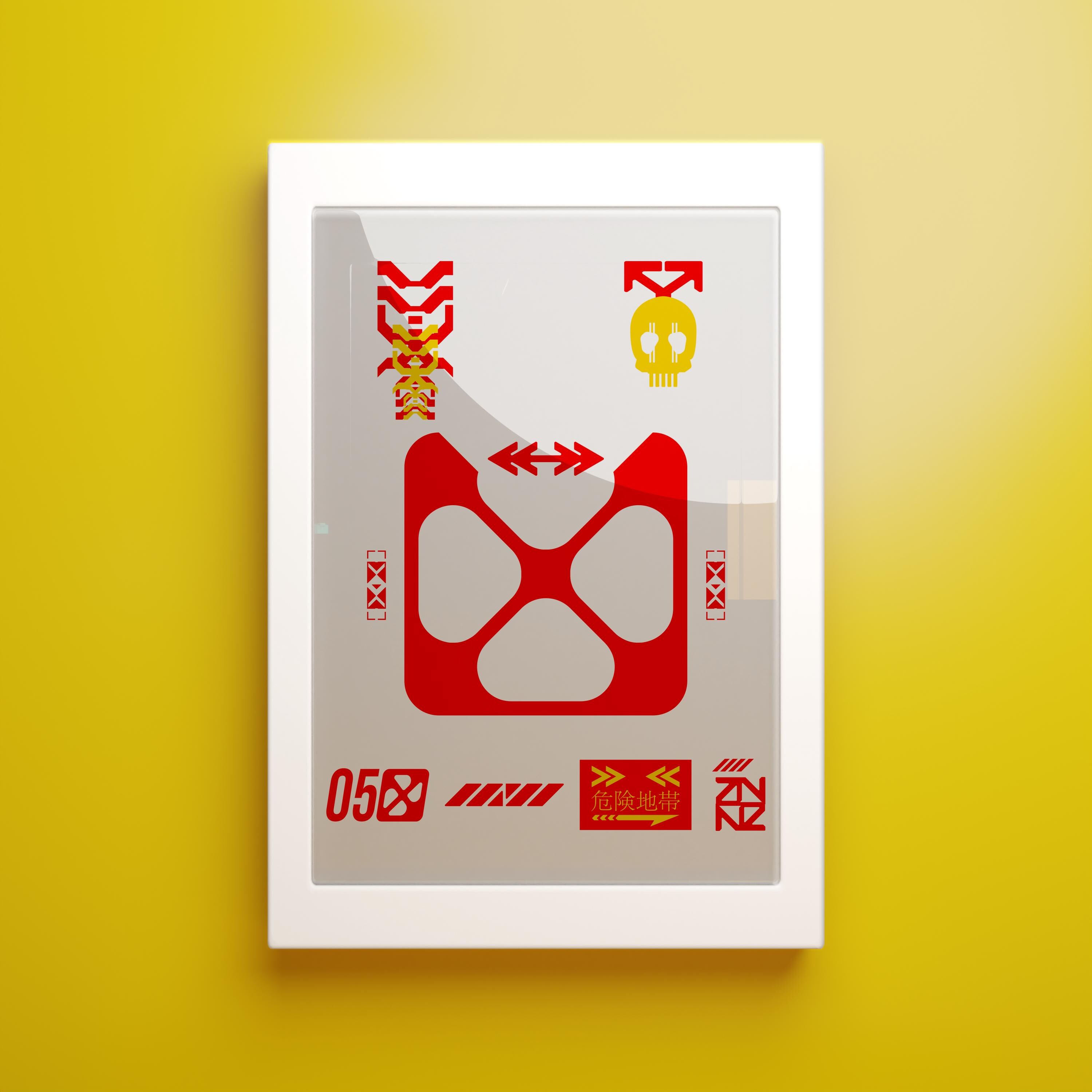 Cyberpunk Vector Element Pack Set (svg), Scifi Hud Decals Graphic Set ...