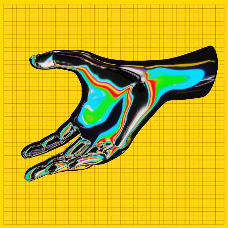 Y2k Chromatic 3d Shape Icon Pack, Digital Clipart PNG Files for Sticker ...