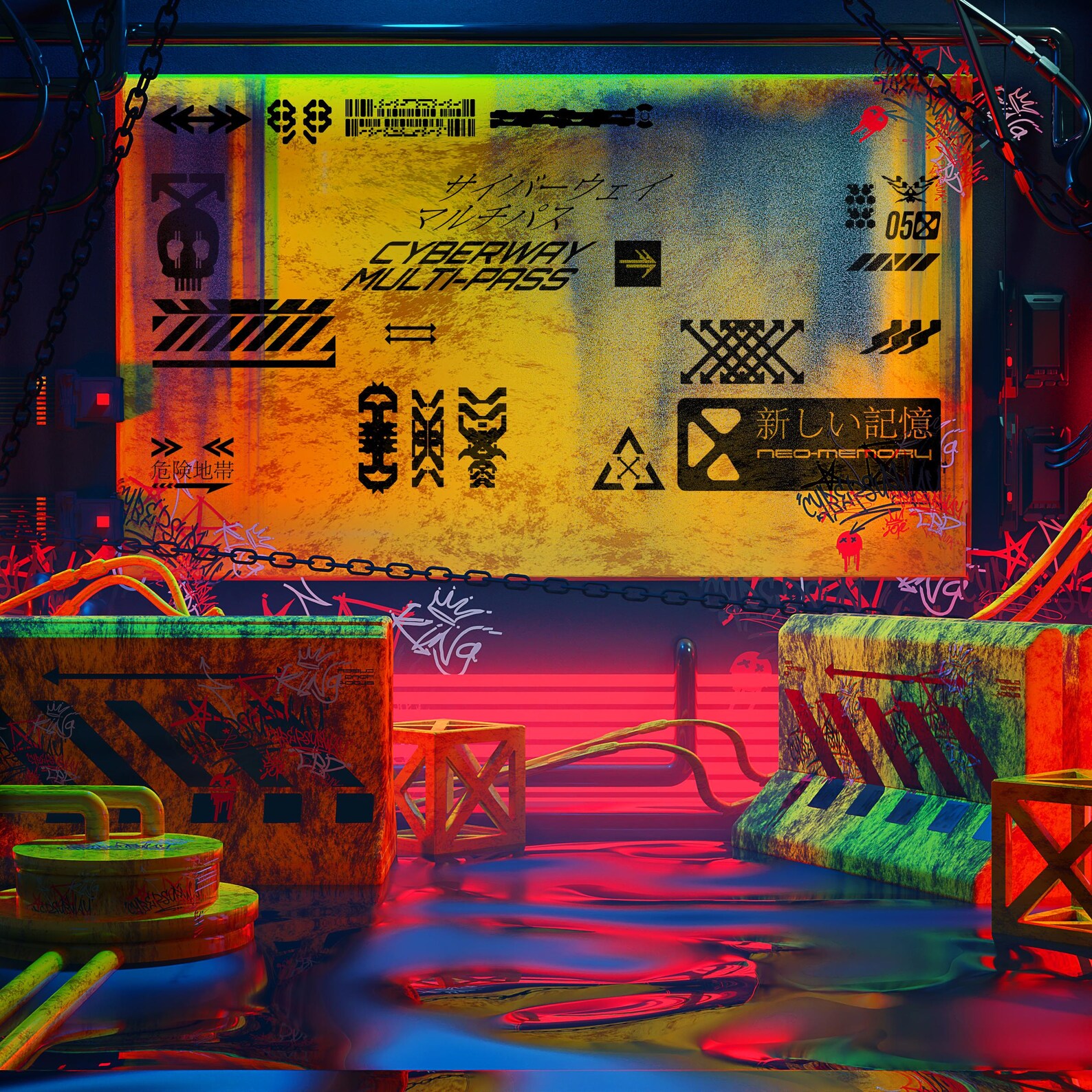 Cyberpunk Vector Element Pack Set (svg), Scifi Hud Decals Graphic Set ...