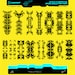 15 Svg Digital Files of Cyberpunk Spine Skeleton Vector Element Pack ...