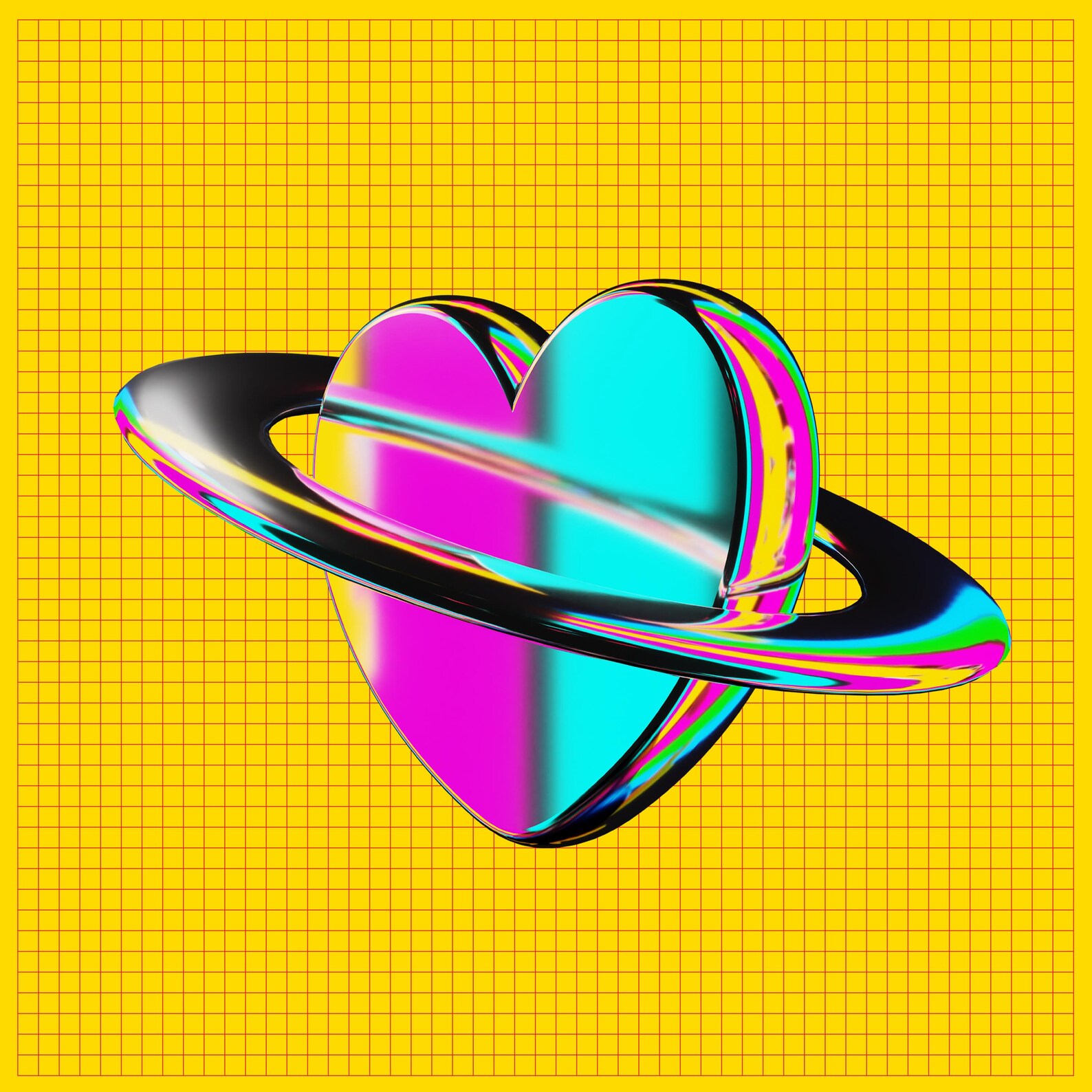 Y2k Chromatic 3d Shape Icon Pack, Digital Clipart PNG Files for Sticker ...