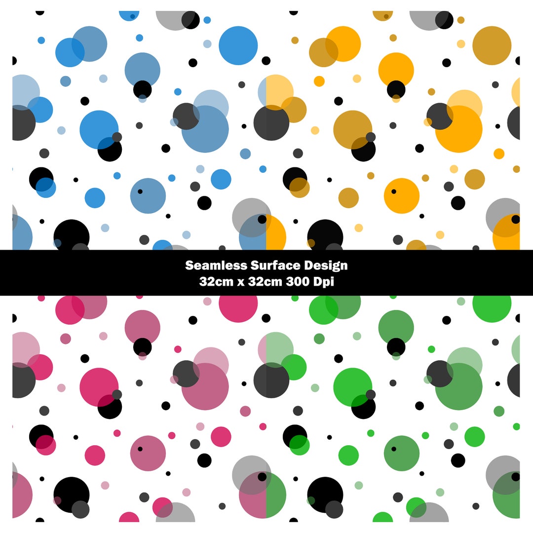 Seamless Surface Design-4 Colors - Etsy