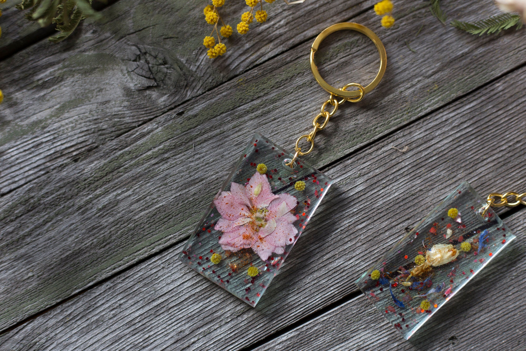 Flower Key Holder Floral Keychain - Etsy