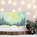 Snowy Pine Trees Holiday Card Set, Christmas Greeting Cards Featuring ...