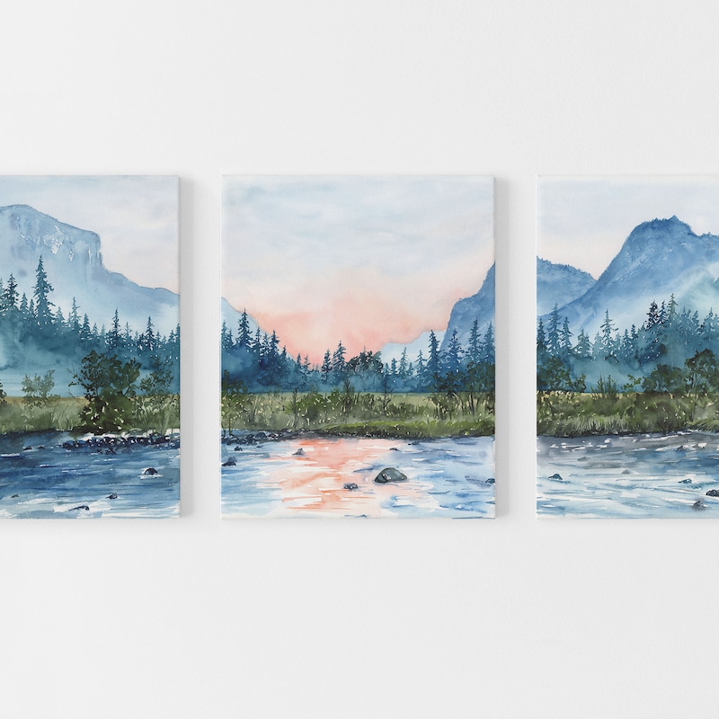 3 Panel Canvas - Etsy