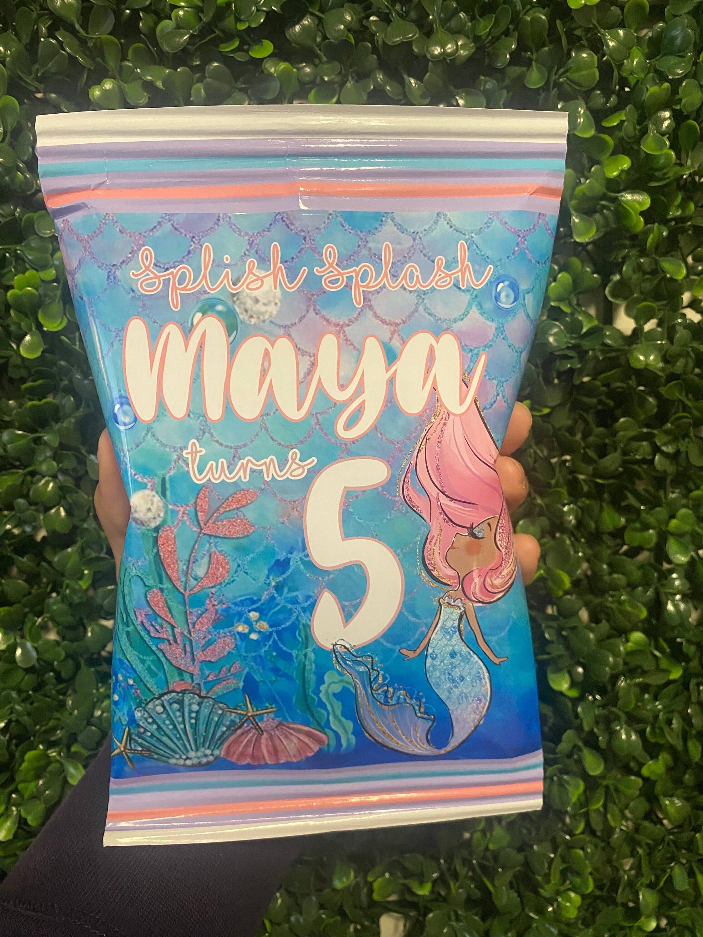 Mermaid Chip Bag - Etsy