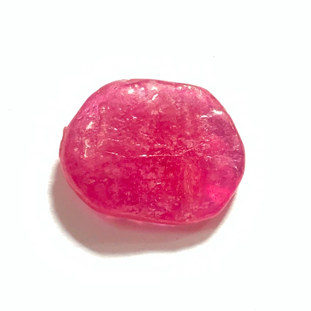 Ruby Glass Field Rough Stone, AAA+ Ruby Raw Gemstone for Jewelry ...