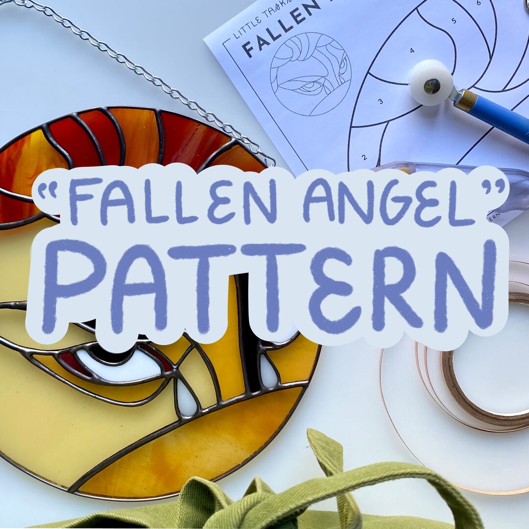 Digital Patterns Cabanel Fallen Angel Printable Stained - Etsy