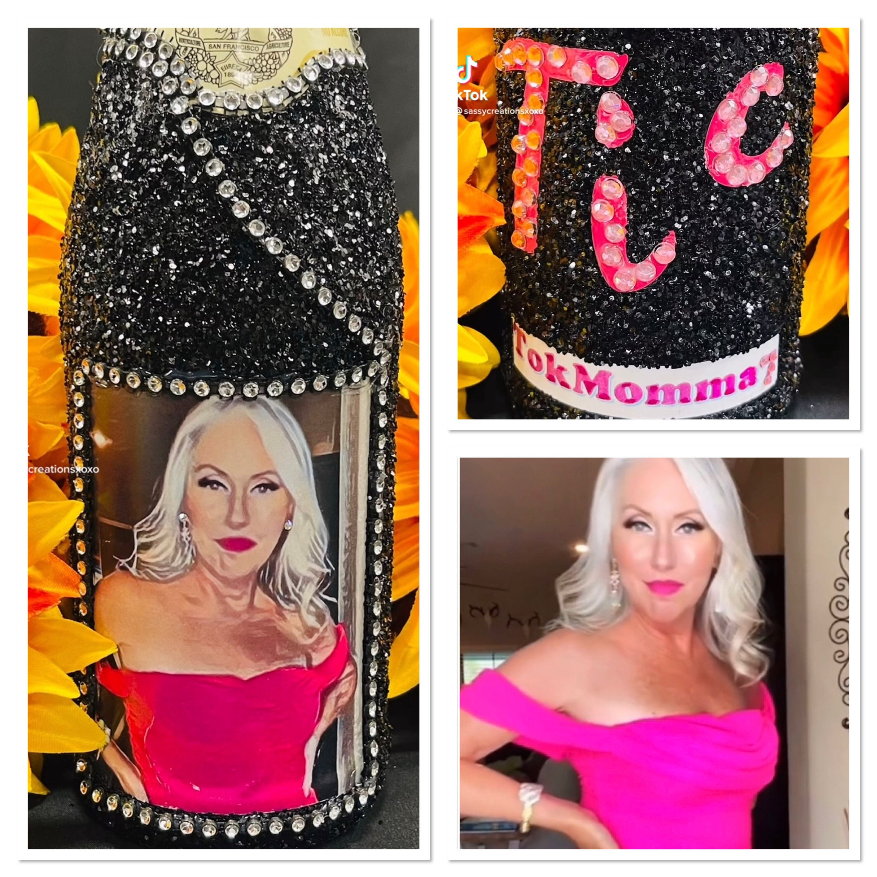 Bling Bottle Special Edition /glitter/cartoon Photo/ Sparkling Cider ...