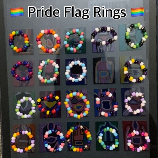 Pride Flag Rings - Etsy