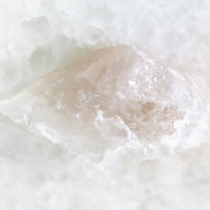 Rough Un-tumbled White Quartz - Raw White Quartz Crystal - White Quartz ...