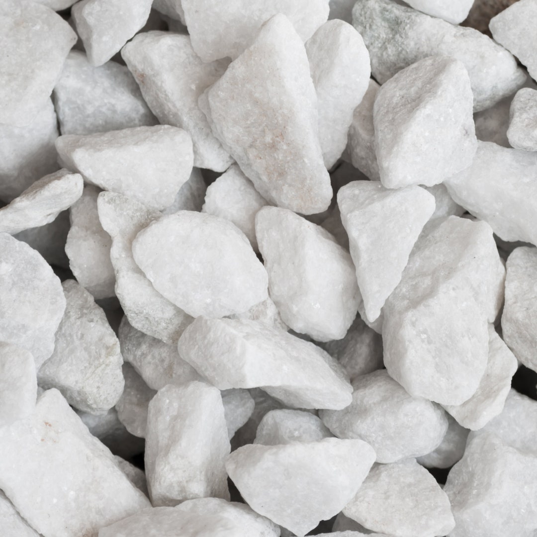 Rough Un-tumbled White Quartz - Raw White Quartz Crystal - White Quartz ...