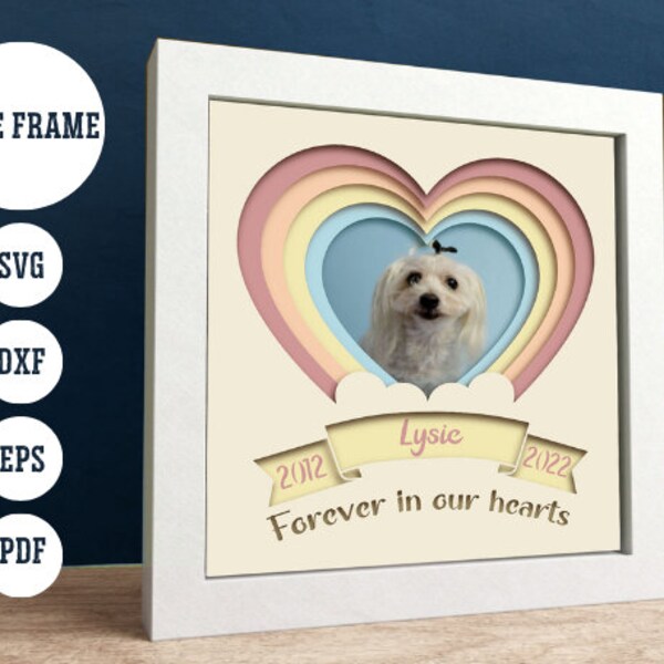 Dog Memorial Shadow Box - Etsy