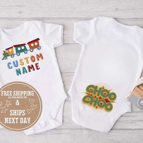 Train Onesie - Etsy