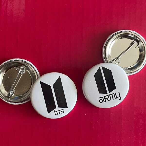 Bts Buttons - Etsy