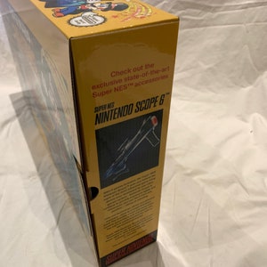 SNES Super Mario Yellow Console EMPTY BOX Only ( Caja / Boîte / Der ...