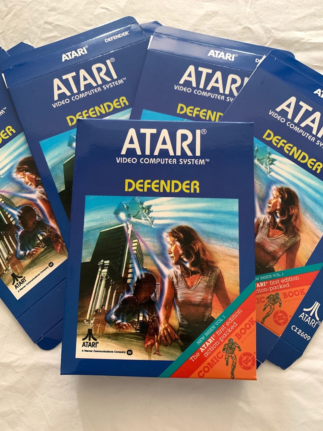 Atari 2600 VCS defender Empty Game Cartridge Box ONLY Caja / Boîte ...
