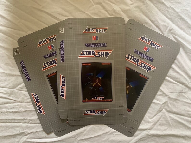 Vectrex "star Ship" Empty Cartridge Box ONLY ( Caja / Boîte / Der ...
