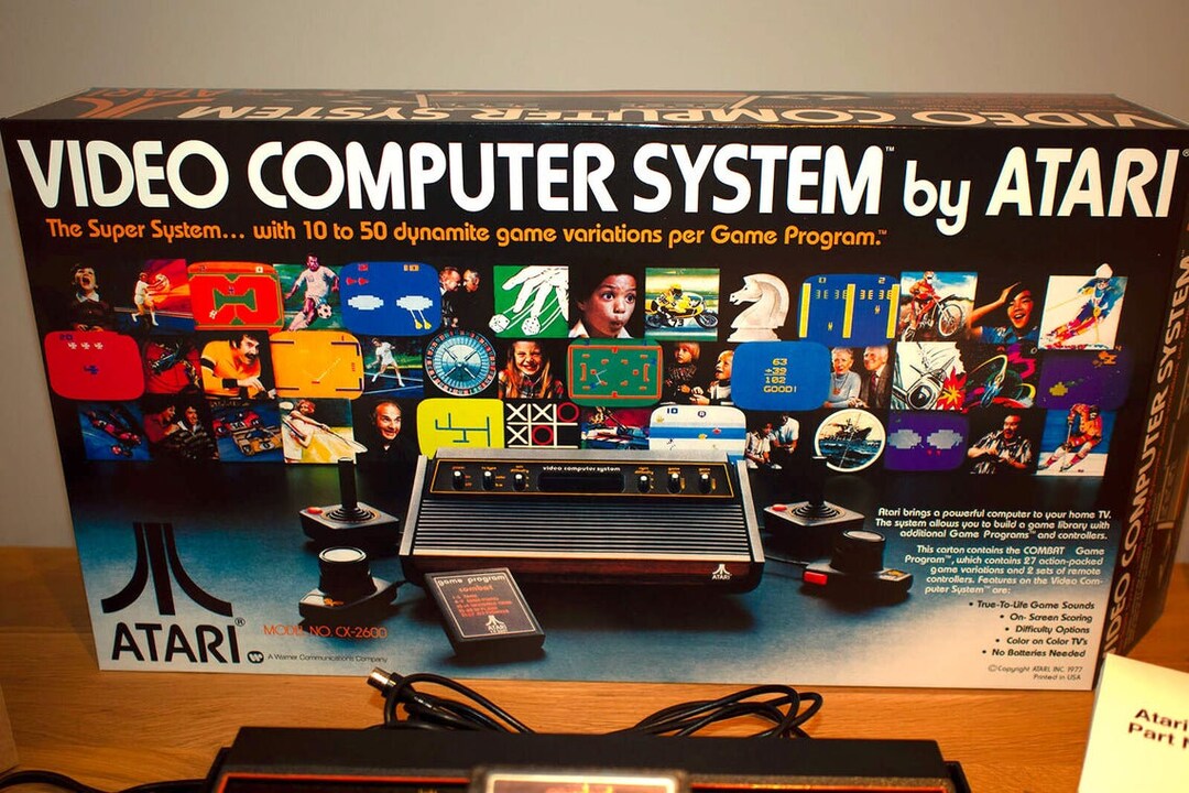 Atari 2600 VCS Empty Console Box 'chess Piece' Box Only NO Inserts ...