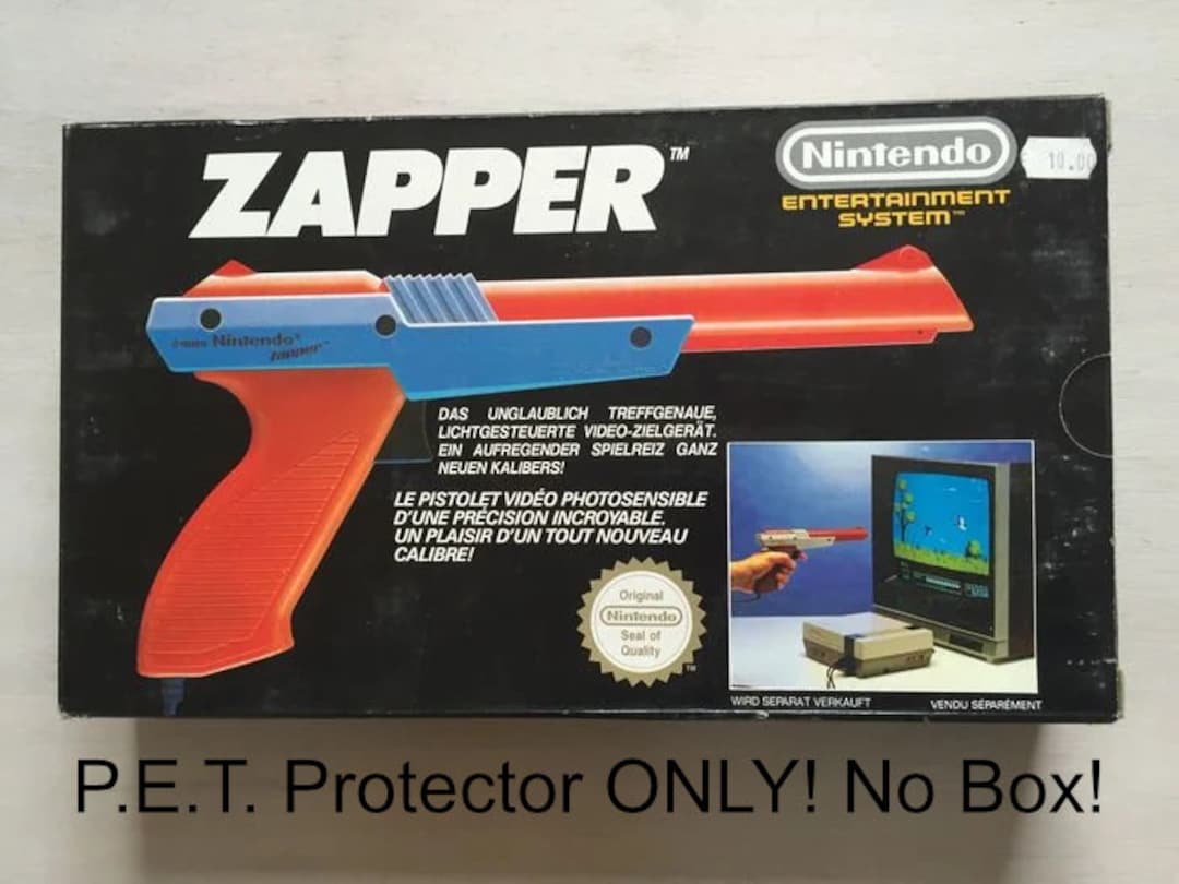 0.4mm P.E.T. Plastic Box Protector for Nintendo NES Zapper Box - Etsy