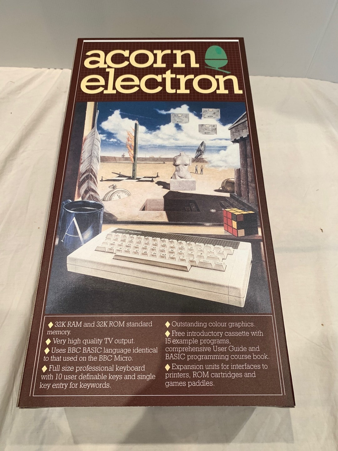 EMPTY BOX for Acorn Electron Computer ( Caja / Boîte / Der Karton ...