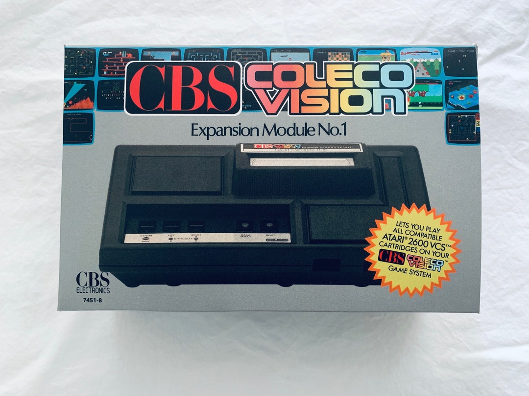 CBS Colecovision Expansion Module No 1 (atari) Reproduction EMPTY BOX ...