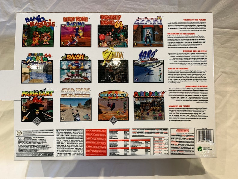 N64 Fire Orange Funtastic EMPTY CONSOLE BOX for Nintendo 64 ( Carton ...