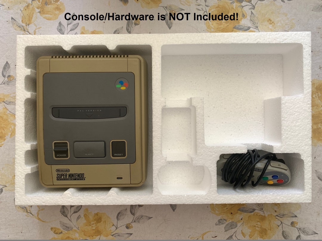 SNES "wide" Polystyrene (aka Polys / Insert / Styrofoam ) Reproduction ...