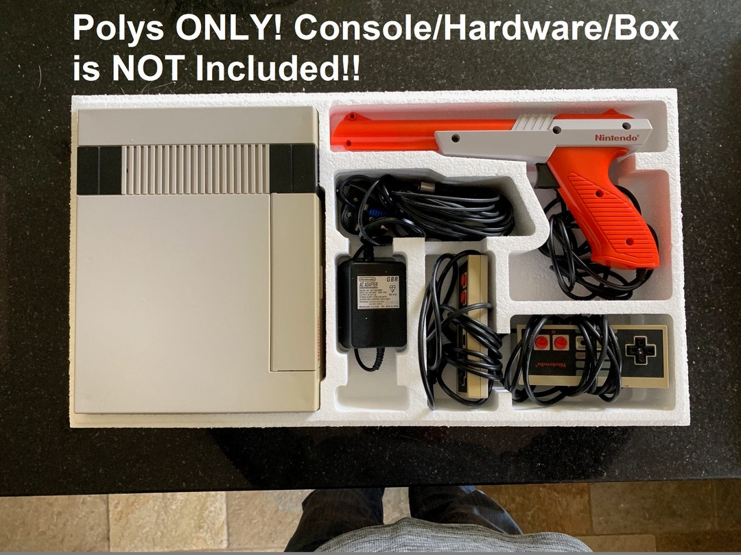 NES "action Set" Polystyrene (aka Polys / Inserts / Foam ) Reproduction ...
