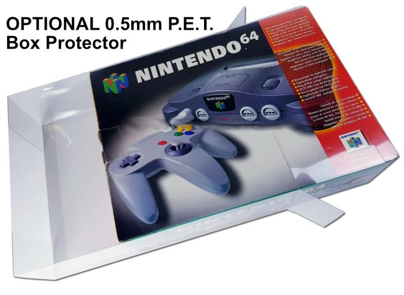 N64 Fire Orange Funtastic EMPTY CONSOLE BOX for Nintendo 64 ( Carton ...