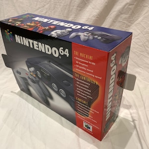 PAL/UK N64 Standard EMPTY Console Box Only for Nintendo 64 ( Carton ...