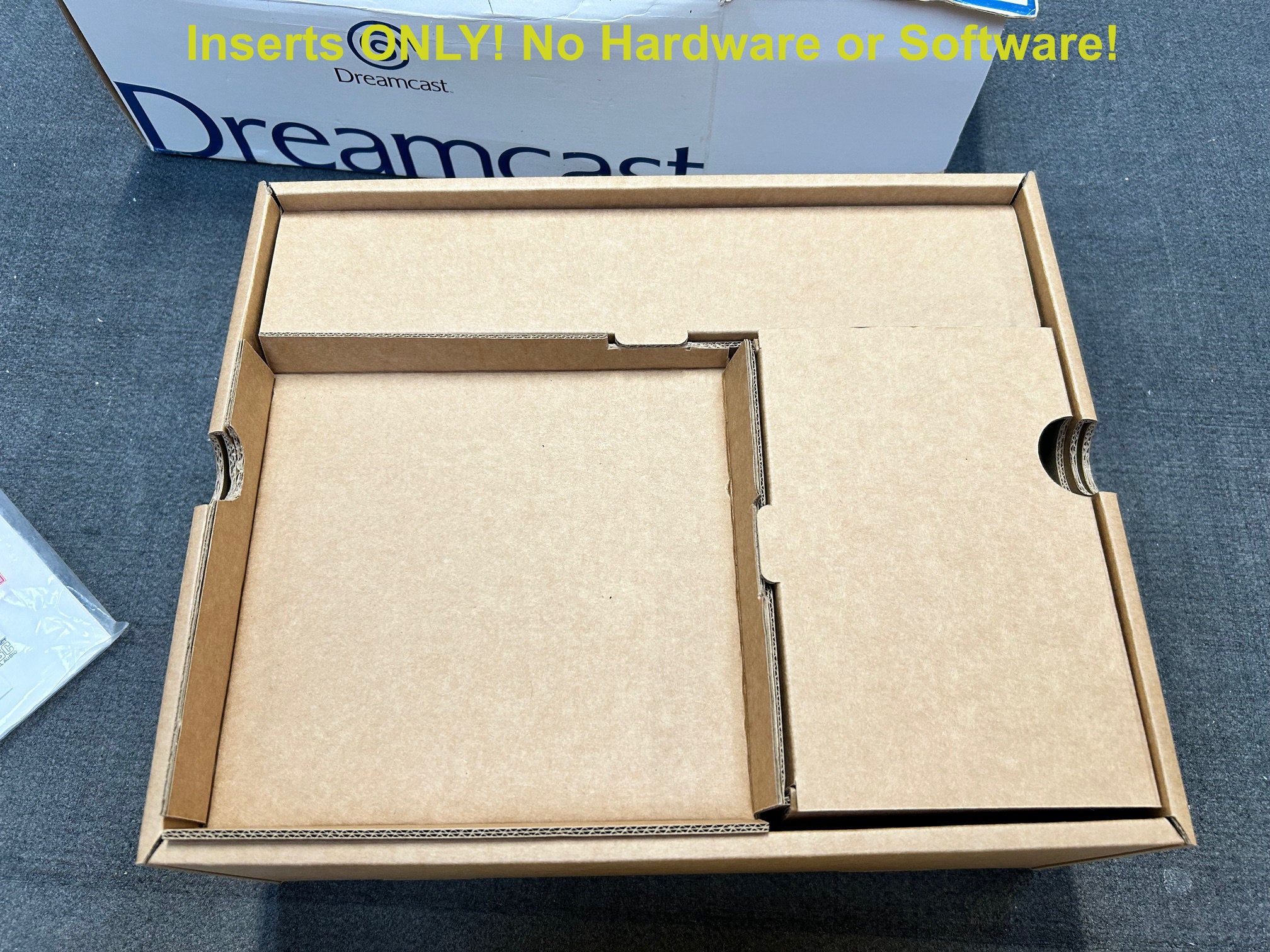 Cardboard Inserts for Dreamcast Console (larger Variant Box) (caja ...