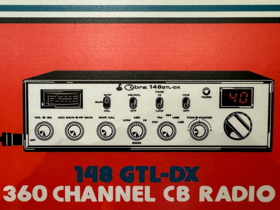 Cobra 148GTL-DX Empty Box Only Featuring an Actual 148GTL-DX Carton ...