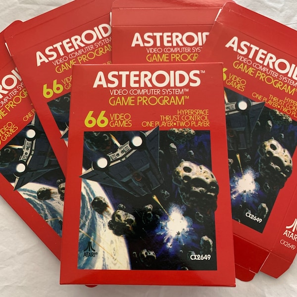 Atari 2600 Video Game Box Art - Etsy