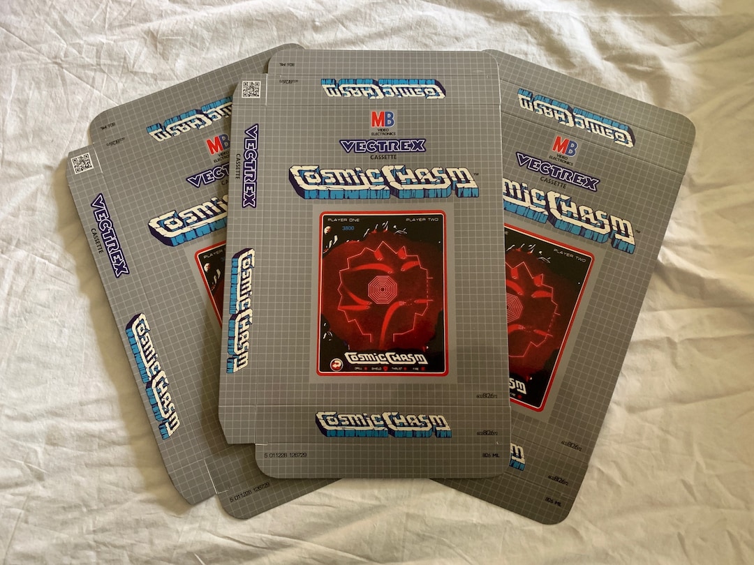 Vectrex "cosmic Chasm" Empty Cartridge Box ONLY ( Caja / Boîte / Der ...