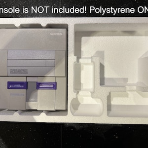 SNES "wide" Polystyrene (aka Polys / Insert / Styrofoam ) Reproduction ...