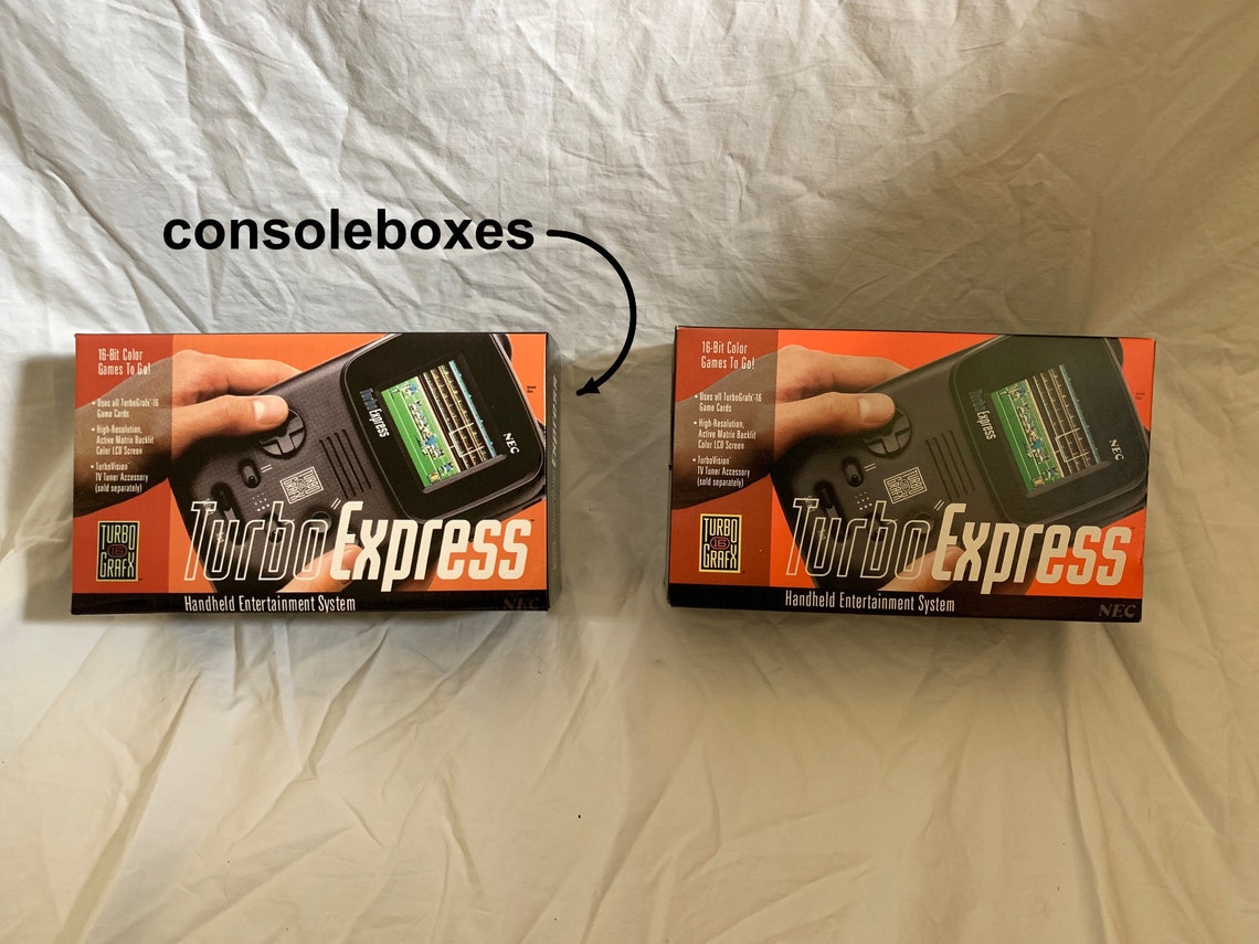 NEC Turbo Express Empty Console Box ONLY Caja / Boîte / Der - Etsy