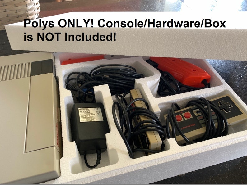 NES "action Set" Polystyrene (aka Polys / Inserts / Foam ) Reproduction ...