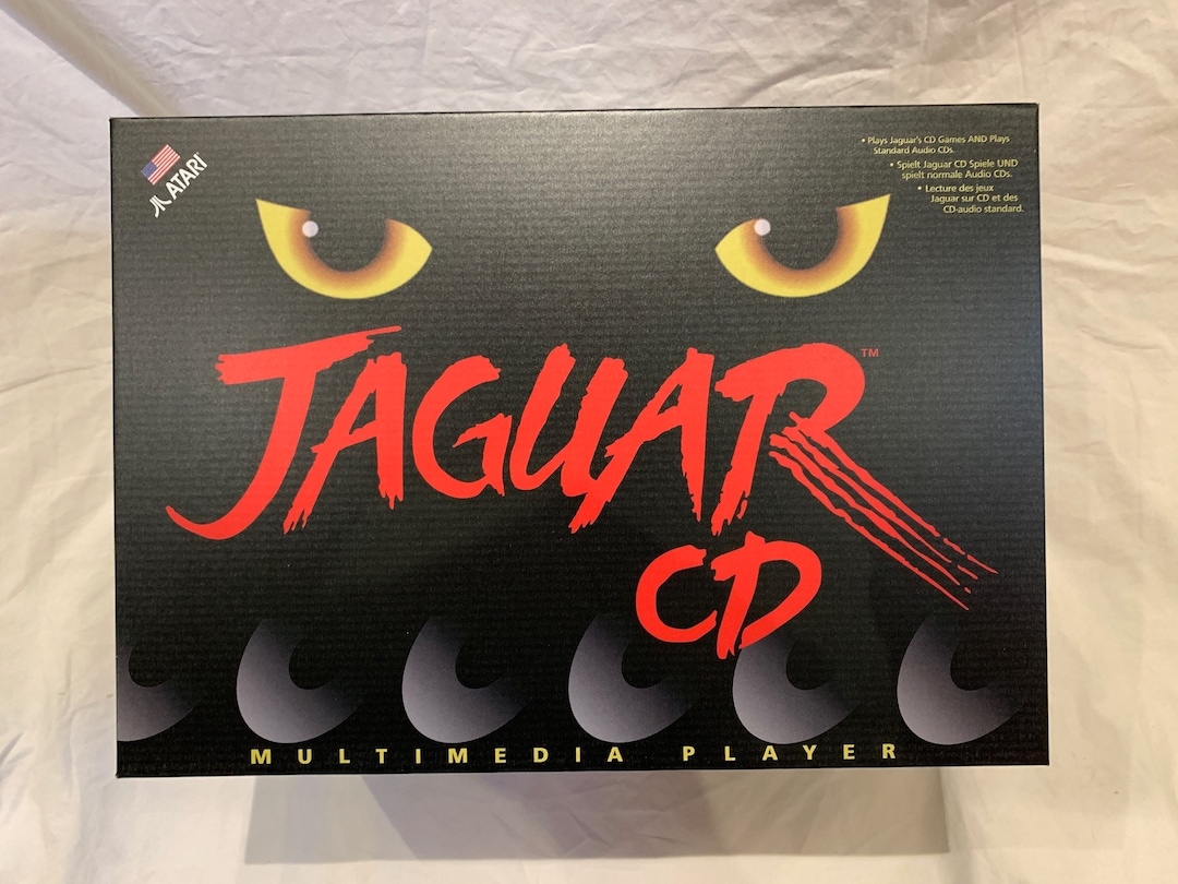 Atari Jaguar CD Console EMPTY BOX Caja / Boîte / Der Karton / Scatola ...