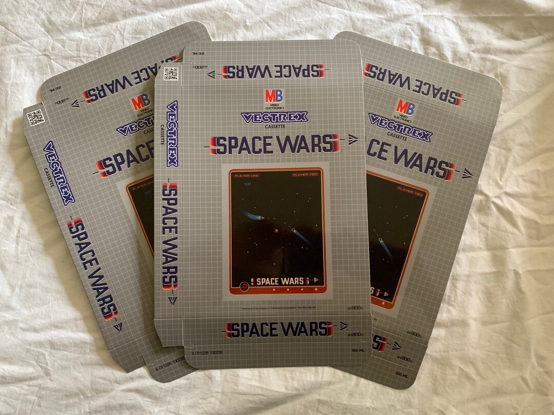 Vectrex "space Wars" Empty Cartridge Box ONLY ( Caja / Boîte / Der ...