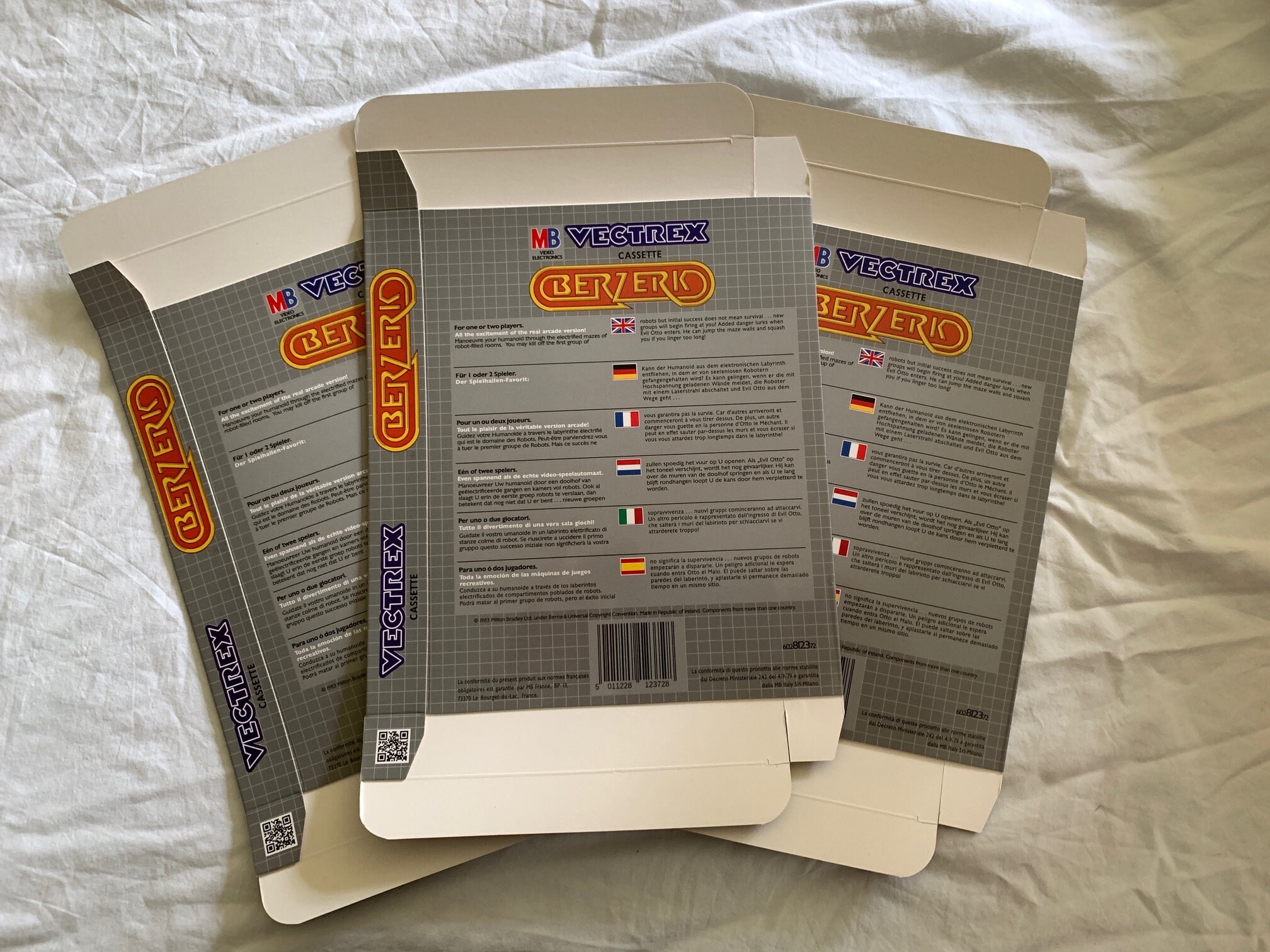 Vectrex berzerk Empty Cartridge Box ONLY Caja / - Etsy